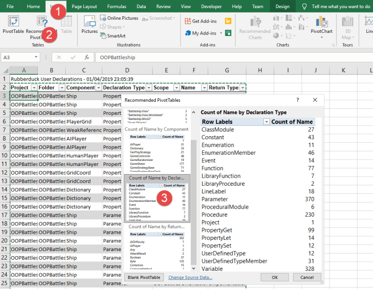 Code Insights with Rubberduck + Excel – Rubberduck News
